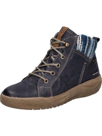 Josef Seibel Damen Schn&uuml;rstiefeletten Alina 52,Weite G (Normal),Wechselfu&szlig;bett,wasserdicht,halbstiefel,Kurzstiefel,Blau (Ocean-Kombi),42 EU