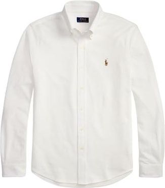 Polo Ralph Lauren Chemise slim &agrave; logo brod&eacute; en coton