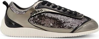 Pinko Pinko, Femme, Chaussures, Gris, Taille: 36 EU Reby 10 Baskets