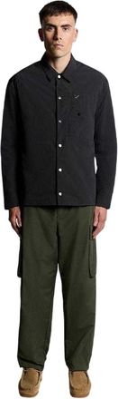 Lyle & Scott Hemdjacke f&uuml;r Herren, leger (Schwarz)