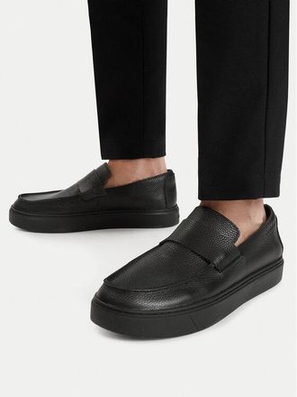 Calvin Klein Slipper Hybrid Clean Loafer Band Tum Lth HM0HM02184 Schwarz