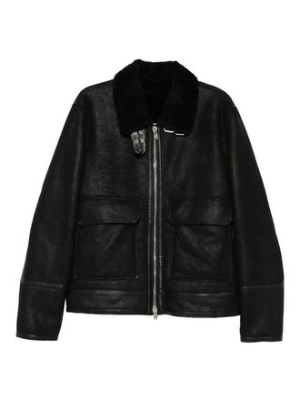 Dondup Blouson En Cuir - Noir