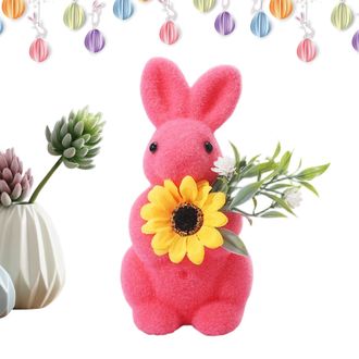 Generico Kaninchen aus Pl&uuml;sch, realistische Figur aus nat&uuml;rlichem Pl&uuml;sch, Dekoration f&uuml;r Zuhause, Schlafzimmer, Schrank und Eingangsbereich