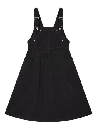 TOMBOY robe-surchemise &agrave; plastron - Noir