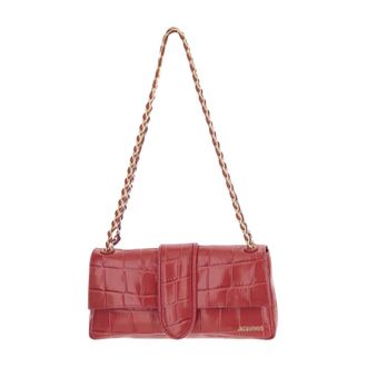 Jacquemus Bambino Chaine - Femme - Sacs - Rouge - Taille: ONE Size