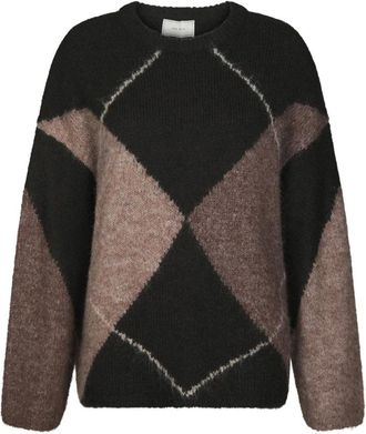 Neo Noir Femme, Pulls, Brun, Taille: 38 FR Maille &agrave; col rond