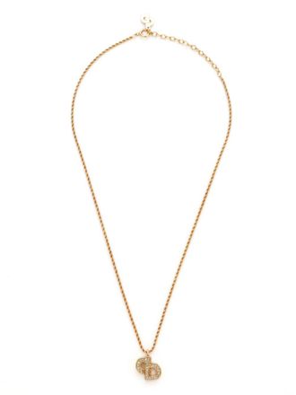 Dior collier à pendentif logo