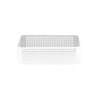 NORMANN COPENHAGEN NIC Nac Organizer, Stahl, wei&szlig;, H: 6 x L: 22,5 x D: 22,5 cm