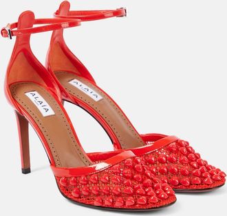 Alaia Alaïa Pumps aus Mesh und Leder