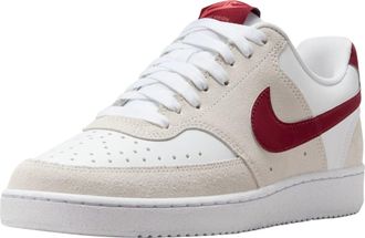 Nike Nike Low Top Schuhe W Court Vision Lo, White/Team Red-Adobe-Dragon Red, FQ7628-100, 42.5 EU (10.5 US)