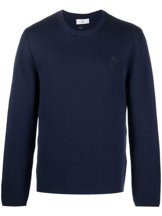 Etro pull à col rond - Bleu