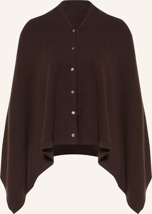 Rosemunde Poncho Mit Cashmere braun