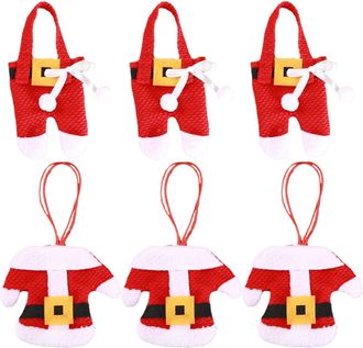 Generico Bestecktaschen f&uuml;r Weihnachten - Dekoration mit Weihnachten, Geschirrtaschen | f&uuml;r Weihnachtsfeiern, Gabel, Tisch, Abendessen, Restaurant, Hotel, L&ouml;ff