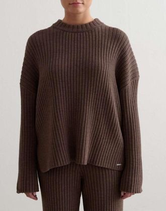 Aim'n Pull en maille nervurée - Macchiato-Brown