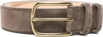 Officine Creative Homme, Accessoires, Brun, Taille: 105 CM OC Strip 33 Suede Belt