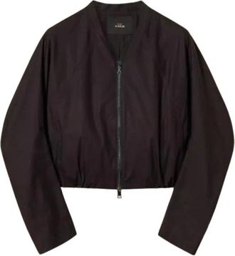 Twinset Femme, Vestes, Noir, Taille: 40 FR Actitude Revive Bomber Jacket