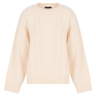 A|X Armani Exchange High-Neck-Weste mit Rippdetails - - Knitwear - Herren - Beige - S