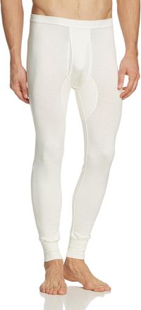 Susa Herren Thermounterw&auml;sche - Angora Hose lang s8010060, Einfarbig, Gr. XX-Large, wei&szlig; (wollwei&szlig; s122)