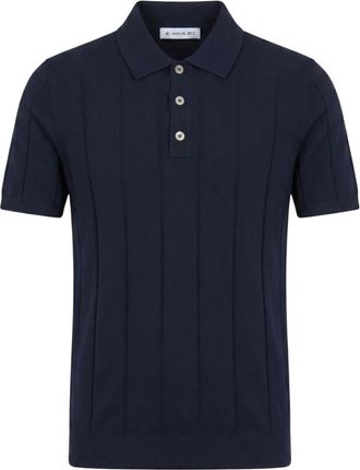 Manuel Ritz Homme, Tops, Bleu, Taille: XL Maglia Polo