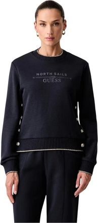 Guess Damen, Sweatshirts & Hoodies, Blau, MGr&ouml;&szlig;e