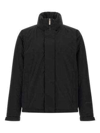 Herno Wattierte Gore-Tex Jacke mit abnehmbarer Kapuze - Schwarz