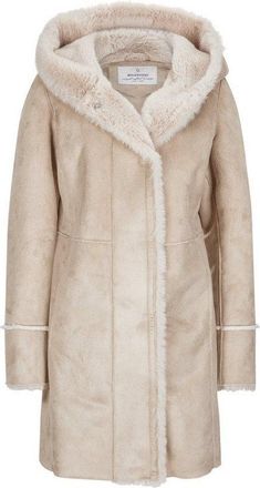 Milestone Fellimitatjacke MSOfelia Damen Kunstfelljacke &Uuml;bergangsjacke