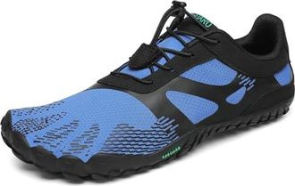 Saguaro Chaussures de Trail Homme Femme Été Chaussures de Course Respirant Antidérapant Chaussures Barefoot Minimalistes pour Extérieur Sport Lignebleu 44 EU