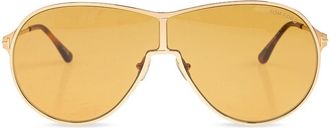 Tom Ford Eyewear lunettes de soleil Gaia - Marron