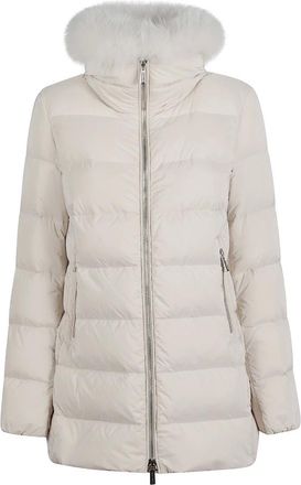 Moorer Femme, Vestes, Beige, Taille: 38 FR Dorado Down Jacket