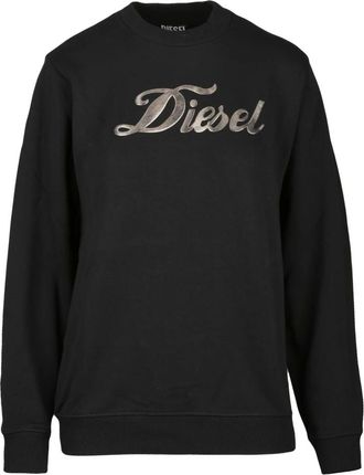 Diesel Femme, Sweatshirts et sweats &agrave; capuche, Noir, Taille: 38 FR Felpa SweaT-shirt