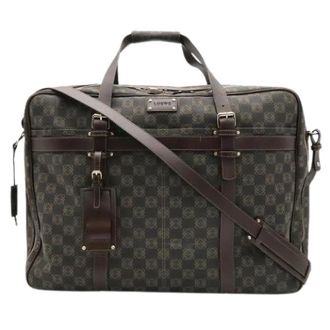 Loewe Pre-owned Repeat Anagram Coated Canvas Boston Bag - - Pre-owned - Herren - Braun - ONE SIZE