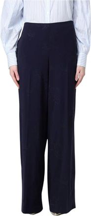 Twinset Femme, Pantalons, Bleu, Taille: 36 FR Pantalone