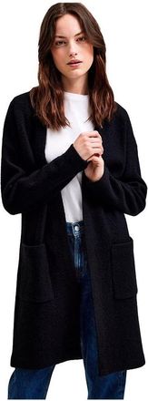 Selected Damen Slfdarla Ls Knit Cardigan B Noos Strickjacke, Schwarz, XS EU
