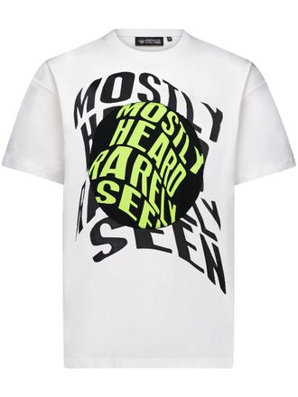 Mostly Heard Rarely Seen t-shirt en coton à logo imprimé - Blanc