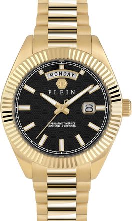 Philipp Plein Uhren - Quarz-Analoguhr Date Superlative Gent - Gr. unisize - in Gold - f&uuml;r Damen