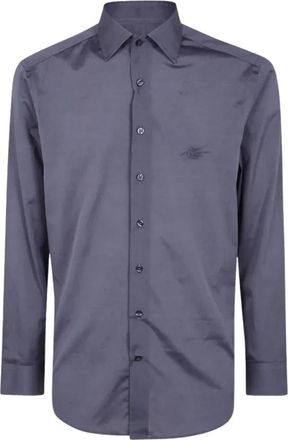 Etro Homme, Chemises, Gris, Taille: 3XL Chemise Brod&eacute;e Pegaso