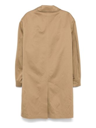 Saint Laurent Cotton Gabardine Trench Coat - Beige
