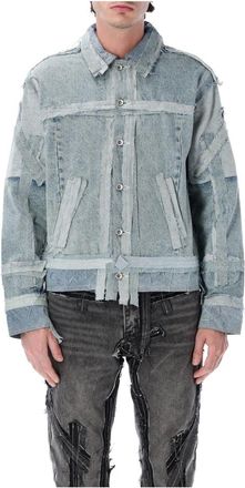 Who Decides War by Ev Bravado Homme, Vestes, Bleu, Taille: M Exposure Trucker