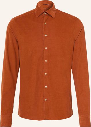 Stenstr&ouml;ms Cordhemd Slimline Fit braun