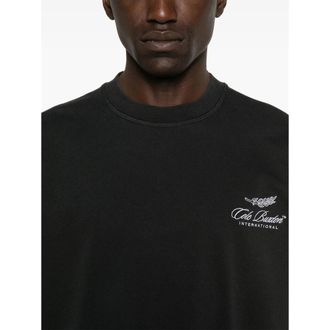 Cole Buxton Embroidered Logo T-Shirt - Black