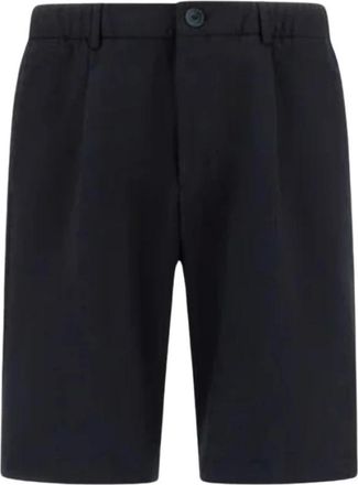 Herno Homme, Shorts, Bleu, Taille: M Shorts en Seer-Crease