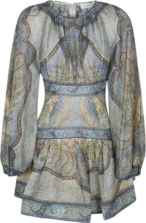 Zimmermann Femme, Robes, Multicolore, Taille: 38 FR Wanderlust Mini Dress