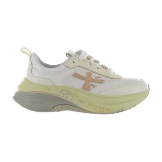 Premiata Wei&szlig;e Ledersneakers mit Logo - - Shoes - Damen - Wei&szlig; - 36 EU