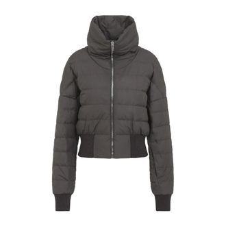 Moncler Cropped Daunenjacke - - Jackets - Damen - Braun - XS