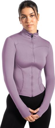 Smilodox Trainingsjacke Damen Indira, Shaped Fit Fleecejacke, Windbreaker Activwear Laufjacke, atmungsaktiv mit Daumenlöchern Sportjacke, Sweatjacke, Ideal für