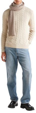 Benetton Herren Masche G/C M/L 1335u107g Pullover, beige, X-Small