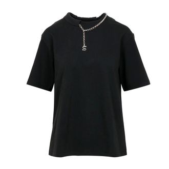 Sportmax Femme, Tops, Noir, Taille: 42 FR Oblato T-shirt