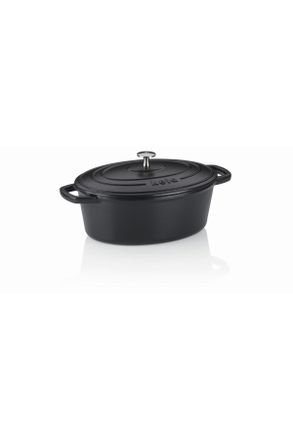 KELA Br&auml;ter Calido, Schwarz, Metall, 4 L, oval, 23x11x29 cm, Kochen, T&ouml;pfe, Br&auml;ter