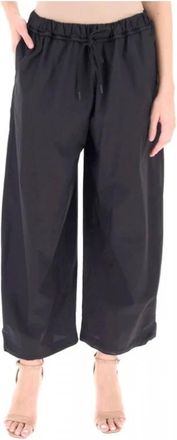 Pinko Pinko, Femme, Pantalons, Noir, Taille: 38 FR Pinko - Pantalons > Cropped Pantalons