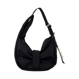 Simone Rocha Femme, Sacs, Noir, Taille: ONE Size Sac bandoulière en nylon noir
